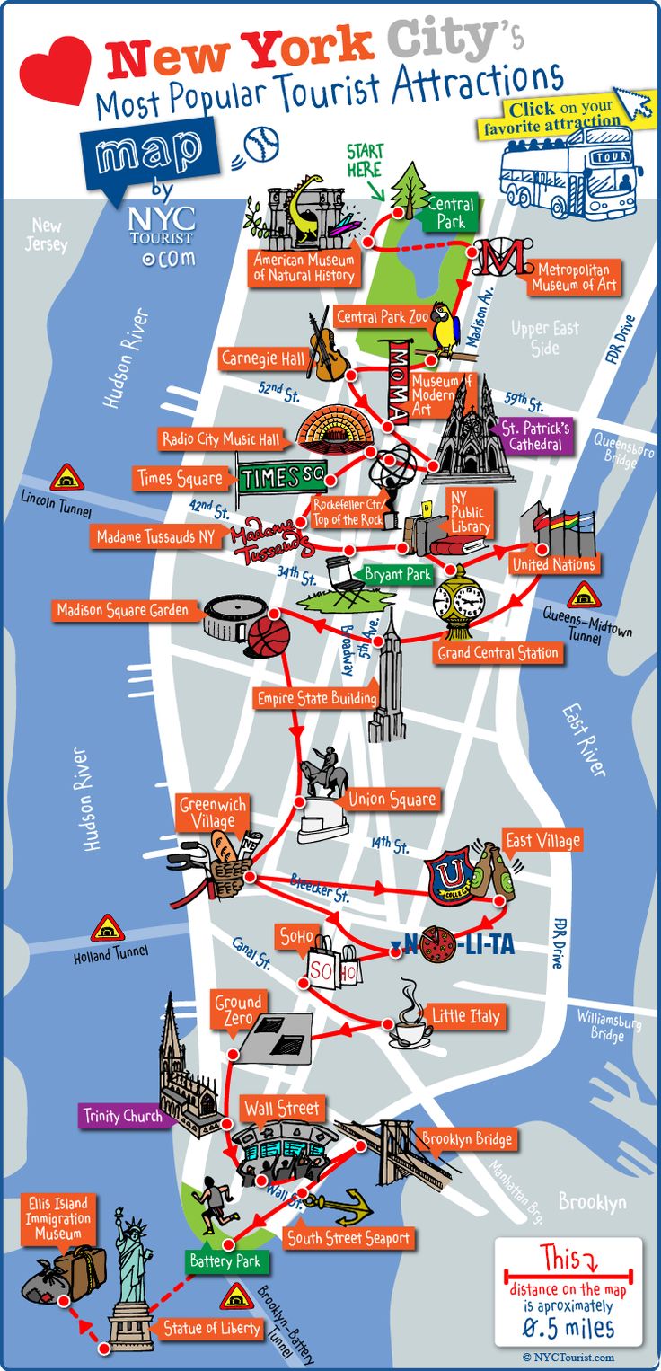 Download fantastic New York City travel maps from nycMap360